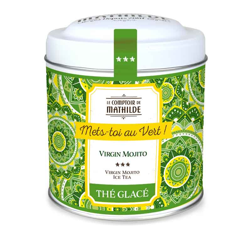 Le Comptoir de Mathilde Thé Glacé Virgin Mojito - 100 g | MesBonBons