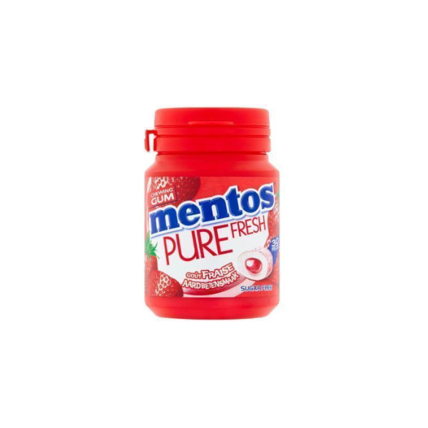 Mentos Chewing Gum Pure Fresh Fraise Sans Sucre - 60 g | MesBonBons