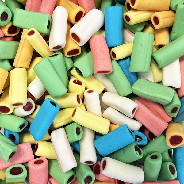 Dulceplus Mini Bâton Mix Fraise - 1 kg | Candy Stock