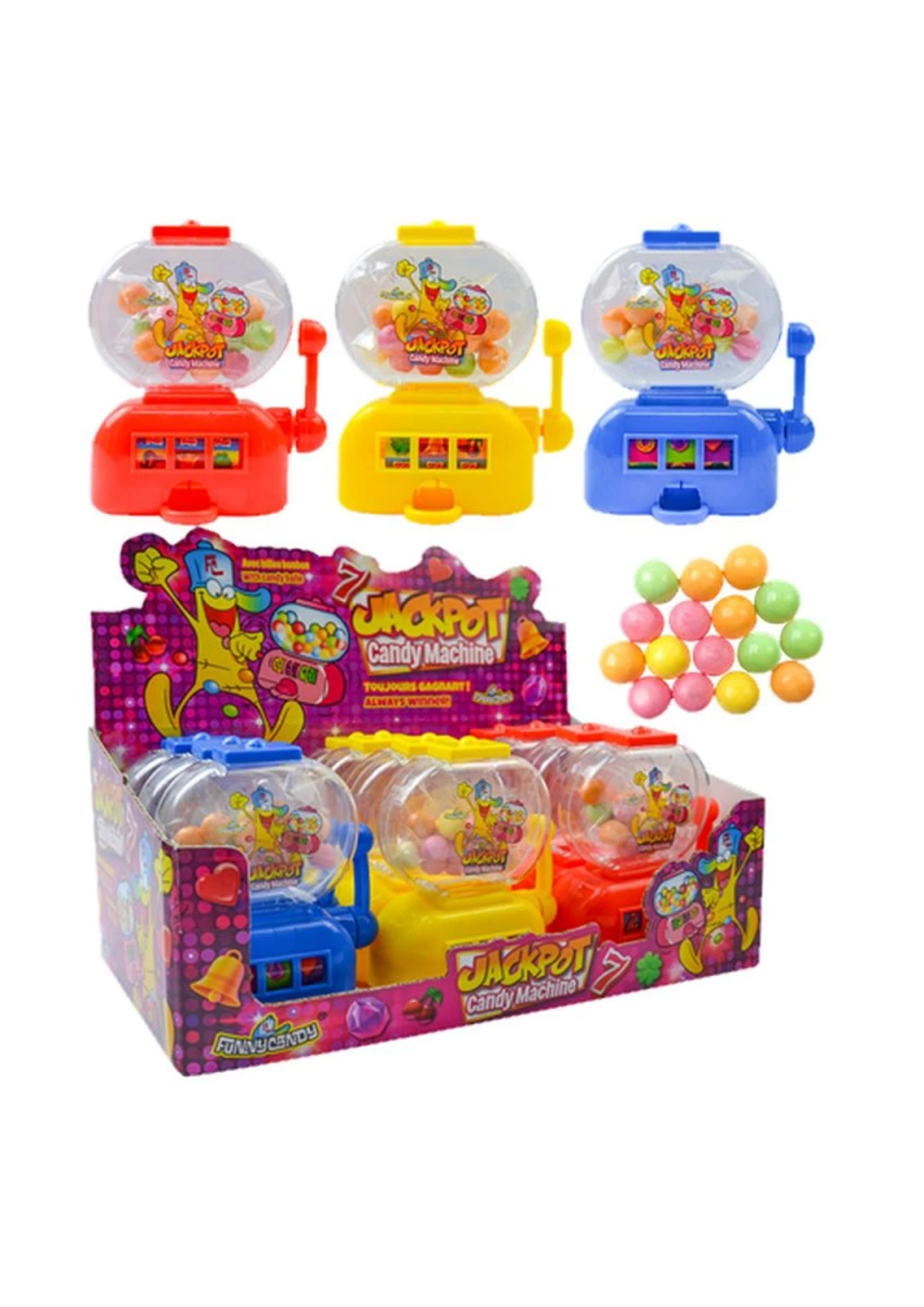 Jackpot Candy Machine - 360 g | Candy Stock