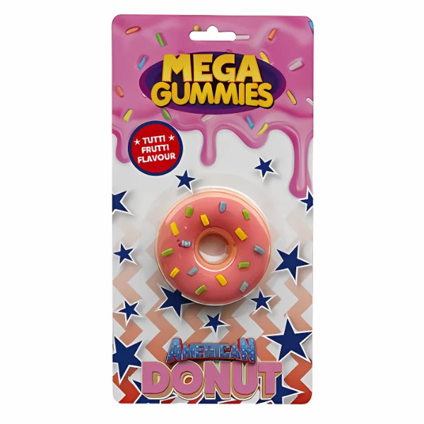 Felko Mega Gummies American Donut - 120 g | MesBonBons